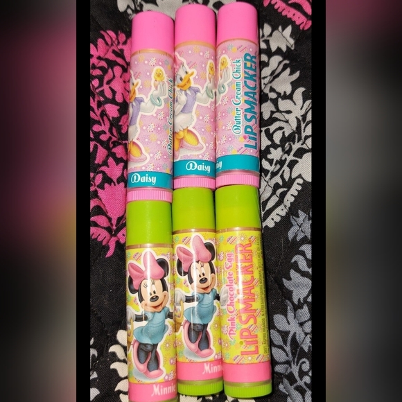 Makeup | Disney Vintage Bonnie Bell Lip Smackers Daisy Duck Minnie ...